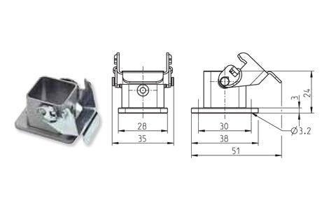 Mini A-Type 10A Housings – Allied Connectors