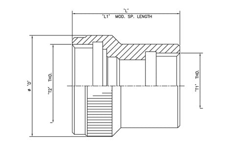 Metric-adaptor backshells (IMB1-xxMxx---) – Allied Connectors